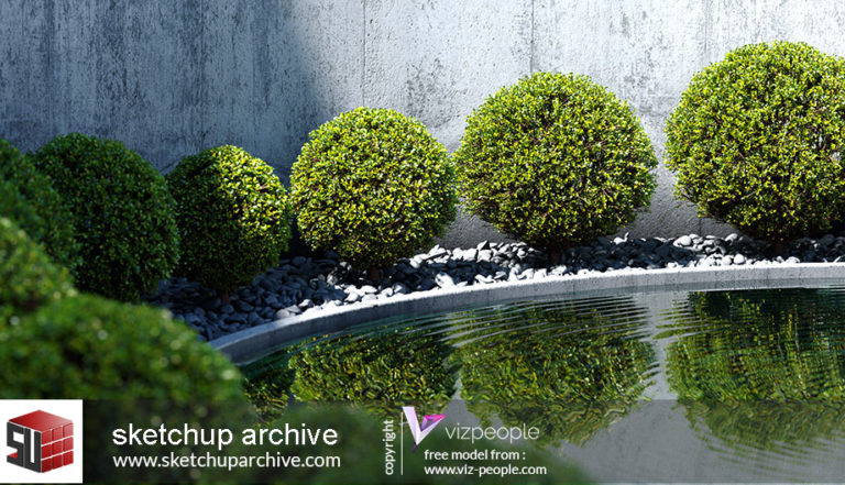VP_Free_Boxtree & Gravel Unit - Sketchup Archive